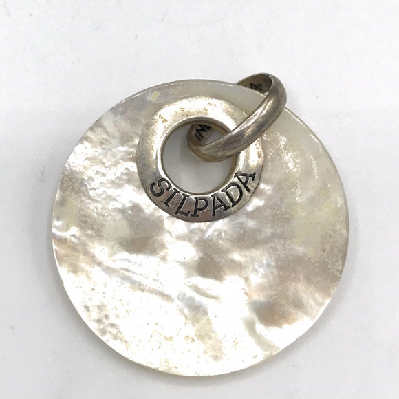 Silpada | Jewelry | S693 Retired Silpada Mother Of Pearl Pendant | Poshmark